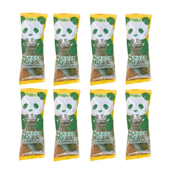 笹の香り、よもぎの風味。新潟で愛され続ける伝統の和菓子「笹だんご」。よもぎを練り込んだ団子生地の中に、やさしい甘さのこしあんを包み、一つひとつ笹の葉で丁寧に包んで蒸し上げました。笹の爽やかな香りと、よもぎの風味、そしてこしあんの甘さが調和し...