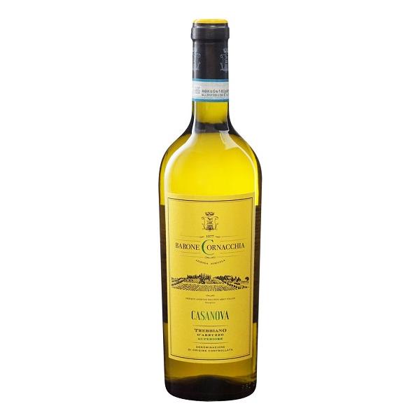 Trebbiano d'Abruzzo Superiore Casanova 2024 Barone Cornacchia【白】【辛口】【アルコール度数 12.5％】【ビオ】等級 : Bianco D.O.C.葡萄品種：トレッビアーノ 10...