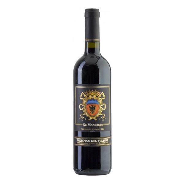 Aglianico del Vulture 2018 Re Manfredi【赤】【フルボディ】【アルコール度数 14％】等級 : Rosso D.O.C.葡萄品種：アリアニコ 100%熟成：瓶とバリック樽で12ヶ月間、瓶内で6ヶ月間年間生...