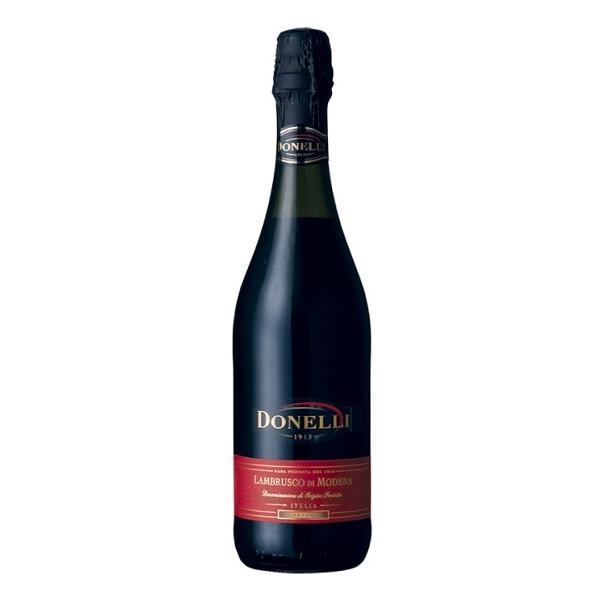 Lambrusco di Modena Secco N.V. Donelli【赤】【弱発泡性】【辛口】等級 : Rosso Frizzante D.O.P.葡萄品種：ランブルスコ醗酵：ステンレスタンクにてシャルマ方式アルコール度数 : 11.0％