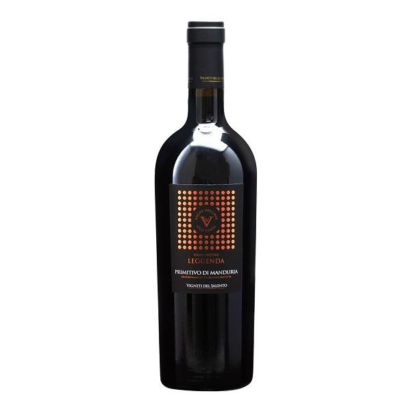 Primitivo di Manduria Vigne Vecchie Leggenda 2019 Vigneti del Salento【赤】【フルボディ】【アルコール度数 15.5%】等級 : Rosso D.O.P.葡萄品種：プリミテ...
