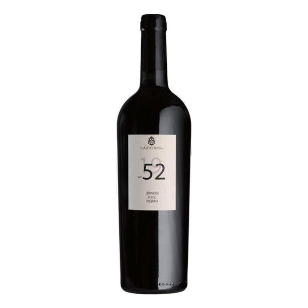 1952 Brindisi Riserva 2022 Sampietrana【赤】【フルボディ】【アルコール度数 13.5％】等級 : Rosso D.O.P.葡萄品種：ネグロアマーロ 80%、モンテプルチャーノ 20%熟成：バリック樽で1...