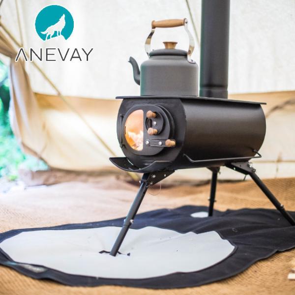 薪ストーブ キャンプストーブ テントストーブ 冬キャンプ 暖房 おしゃれ アネヴェイ ANEVAY フロンティアプラスストーブ frontier plus stove オーブン料理 オプション品充実