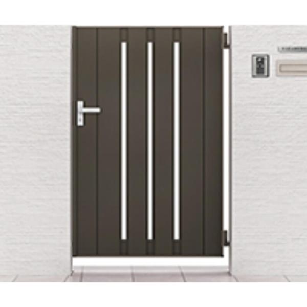 【商品情報】シリーズ：開き門扉AB仕様：片開き 埋込使用 サイズ：呼称07-12 扉寸法W700×H1200mm【シリーズ情報】スタンダードに、ワンランク上のクオリティを。スタンダードにさらなる進化をもたらすために、デザイン性と機能性をアッ...