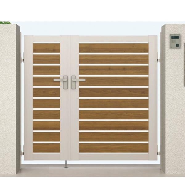 【商品情報】シリーズ：開き門扉AB仕様：親子仕様 柱使用 サイズ：呼称04・08-10 扉寸法W1200(400+800)×H1000mm【シリーズ情報】スタンダードに、ワンランク上のクオリティを。スタンダードにさらなる進化をもたらすために...