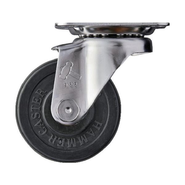 物流保管用品〜キャスター〜プレート式ゴム車