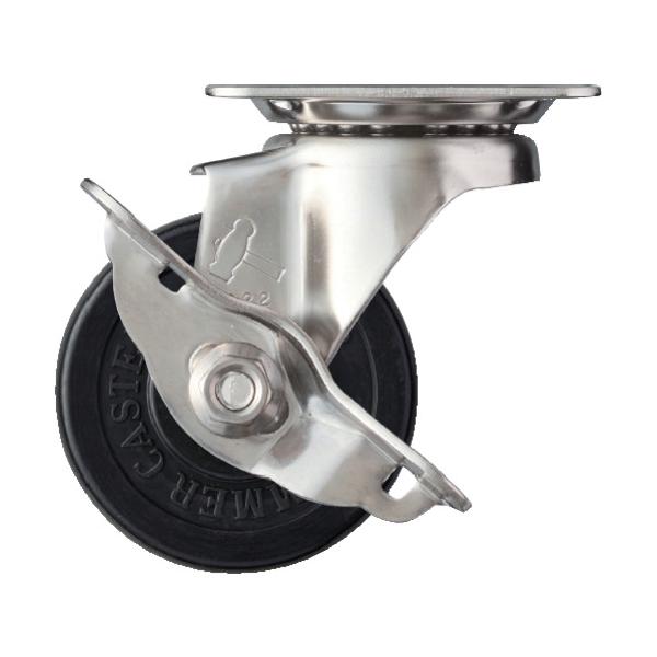 物流保管用品〜キャスター〜プレート式ゴム車