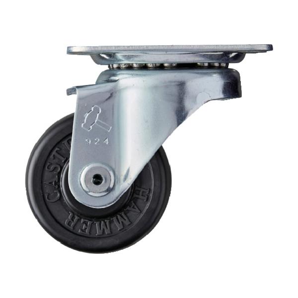 物流保管用品〜キャスター〜プレート式ゴム車