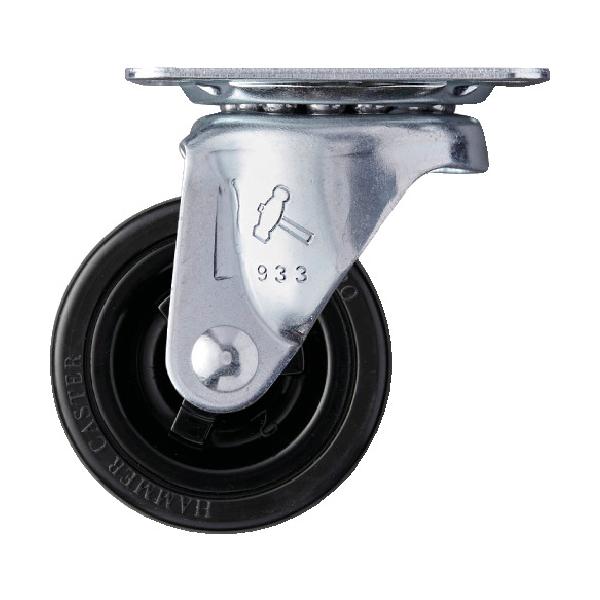 物流保管用品〜キャスター〜プレート式ゴム車