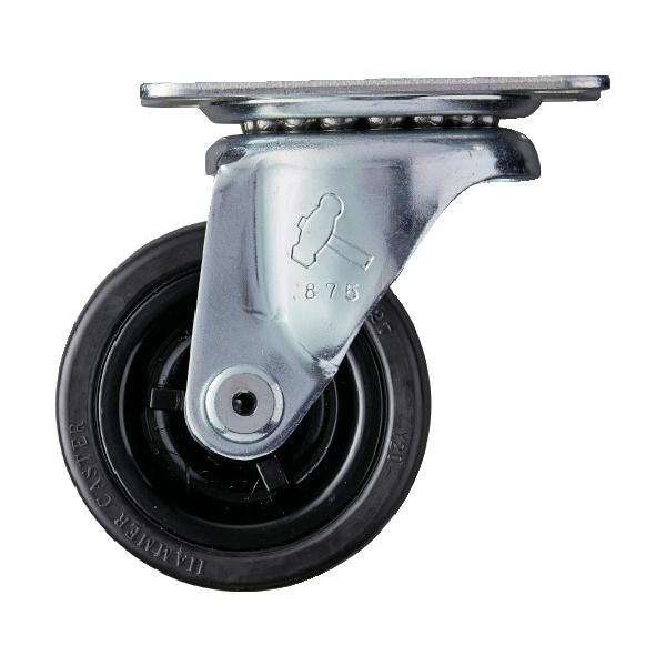 物流保管用品〜キャスター〜プレート式ゴム車