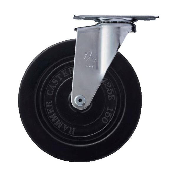 物流保管用品〜キャスター〜プレート式ゴム車