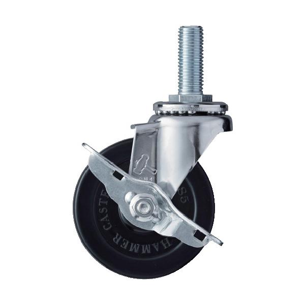 物流保管用品〜キャスター〜ねじ込み式ゴム車