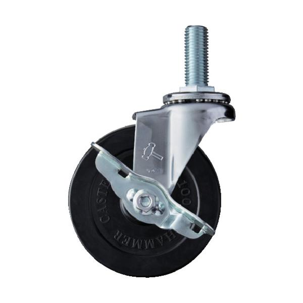 物流保管用品〜キャスター〜ねじ込み式ゴム車