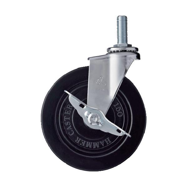 物流保管用品〜キャスター〜ねじ込み式ゴム車