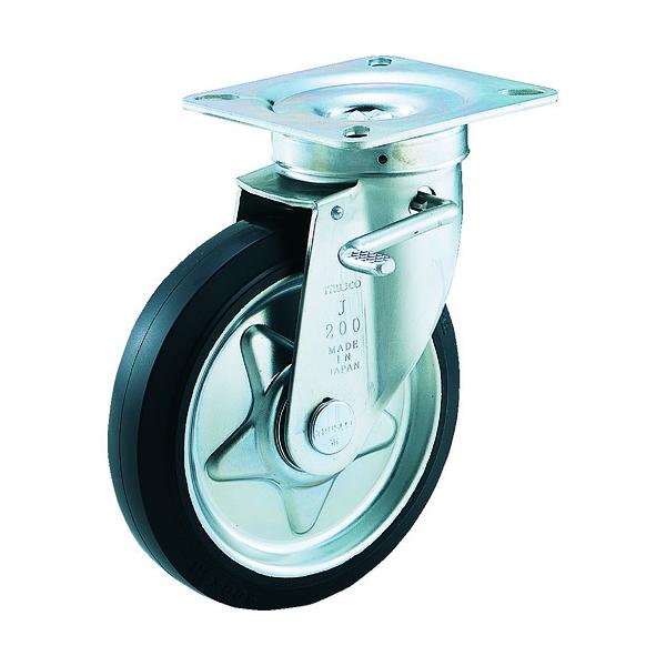 物流保管用品〜キャスター〜プレート式ゴム車