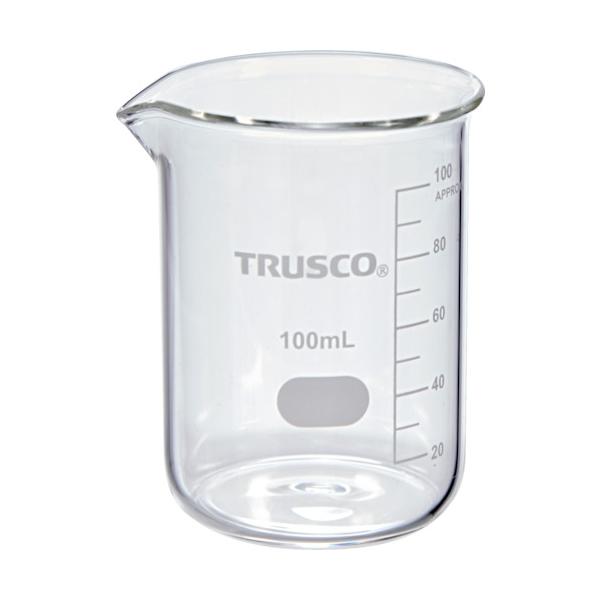 ブランド：ＴＲＵＳＣＯ／メーカー：トラスコ中山（株）／ＴＲＵＳＣＯ　ガラスビーカー　１００ｍｌ