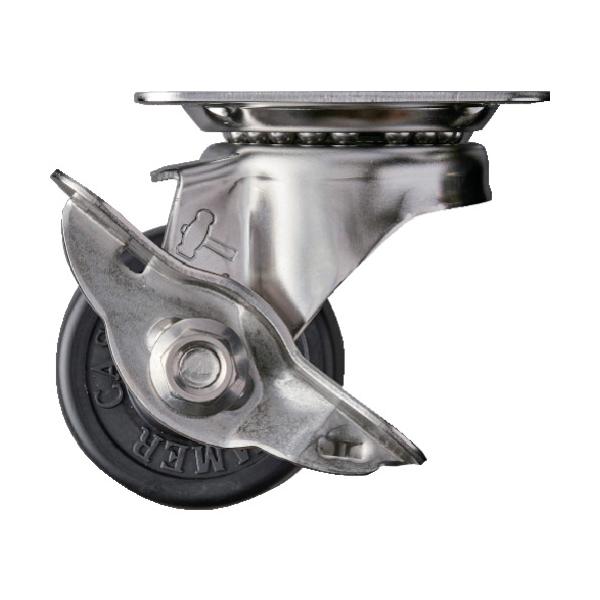 物流保管用品〜キャスター〜プレート式ゴム車