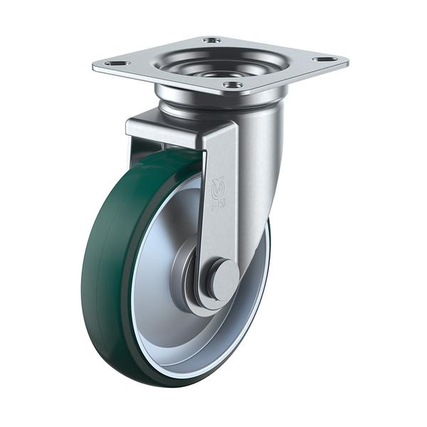 物流保管用品〜キャスター〜プレート式ウレタン車