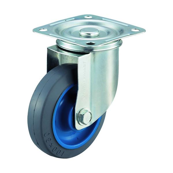 物流保管用品〜キャスター〜プレート式ゴム車