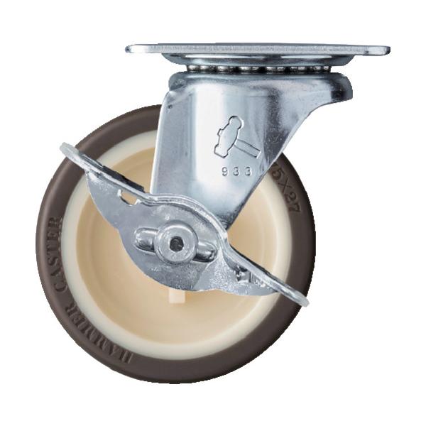 物流保管用品〜キャスター〜プレート式ウレタン車