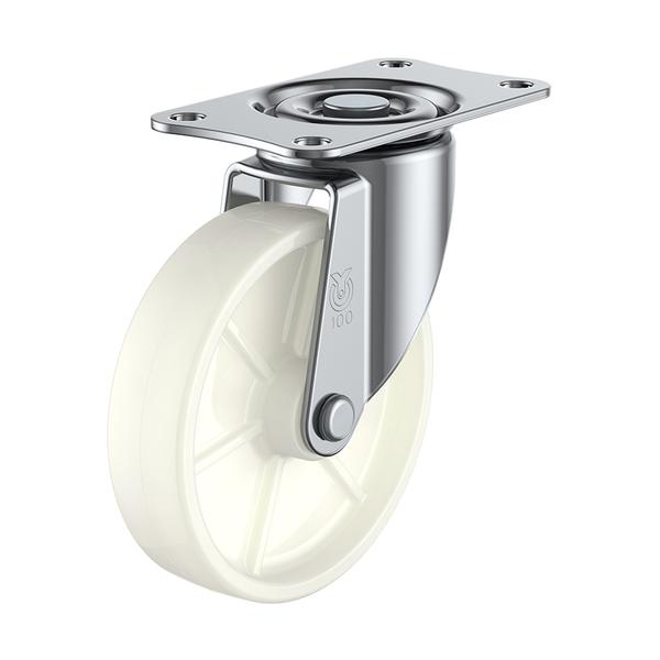 物流保管用品〜キャスター〜プレート式ナイロン車