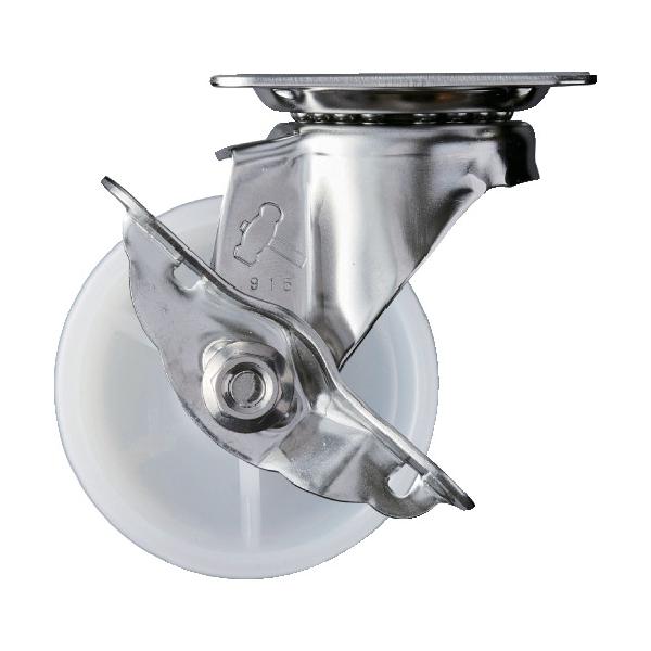 物流保管用品〜キャスター〜プレート式ナイロン車