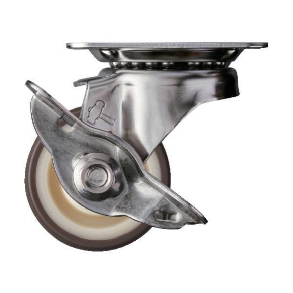 物流保管用品〜キャスター〜プレート式ウレタン車