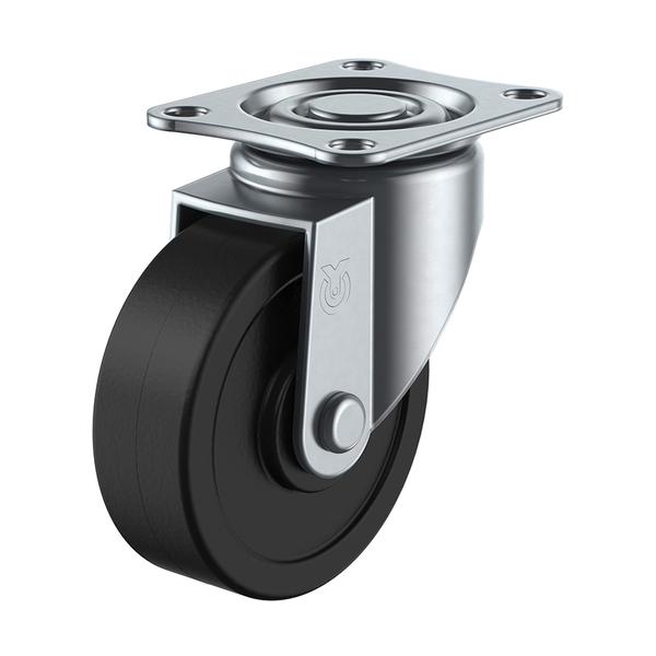 物流保管用品〜キャスター〜プレート式ゴム車