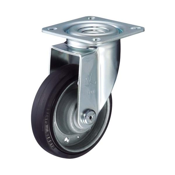 物流保管用品〜キャスター〜プレート式ゴム車