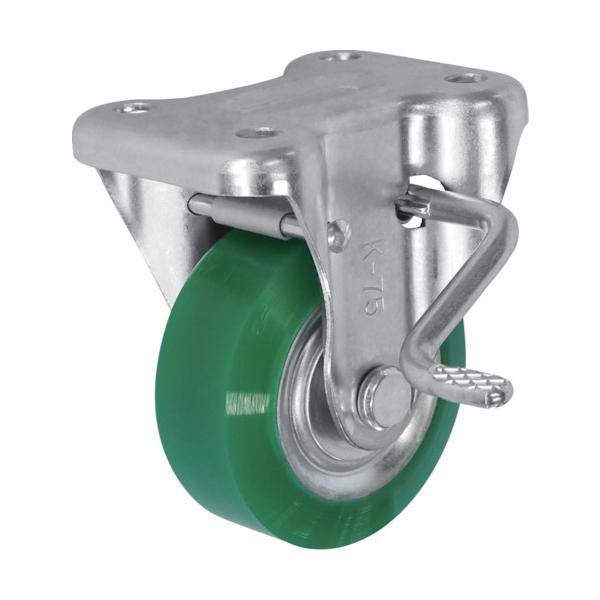 物流保管用品〜キャスター〜プレート式ウレタン車