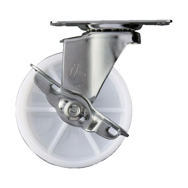 物流保管用品〜キャスター〜プレート式ナイロン車