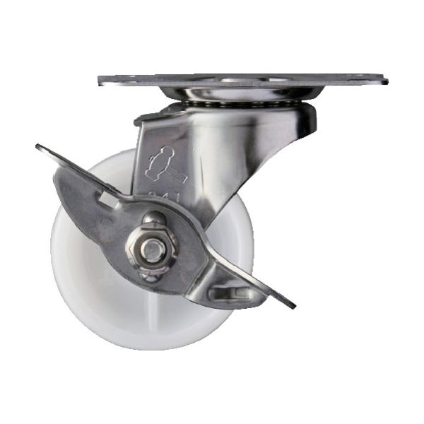 物流保管用品〜キャスター〜プレート式ナイロン車