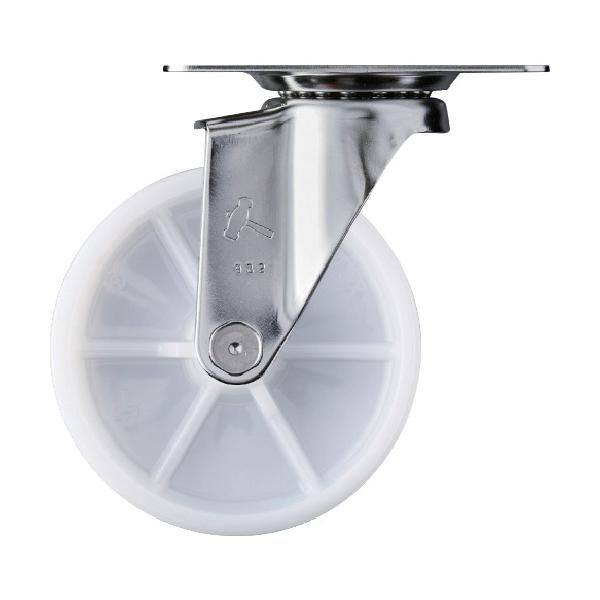 物流保管用品〜キャスター〜プレート式ナイロン車