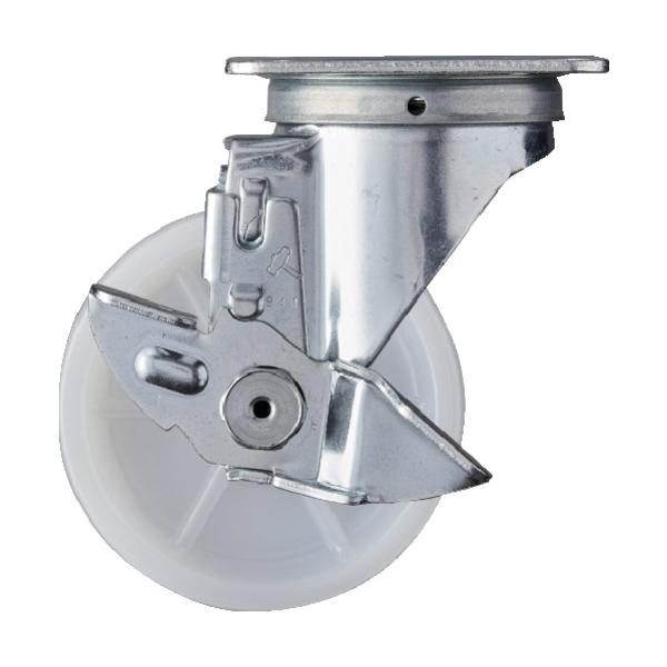 物流保管用品〜キャスター〜プレート式ナイロン車