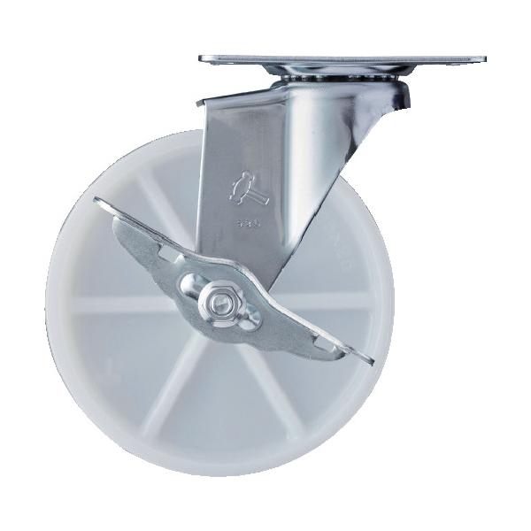 物流保管用品〜キャスター〜プレート式ナイロン車