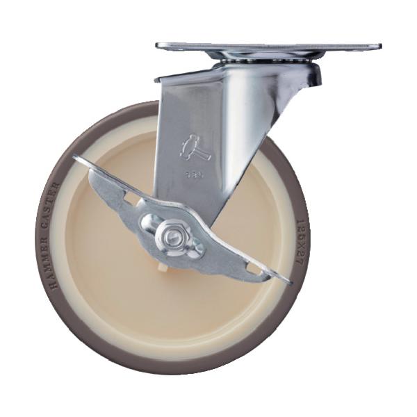 物流保管用品〜キャスター〜プレート式ウレタン車