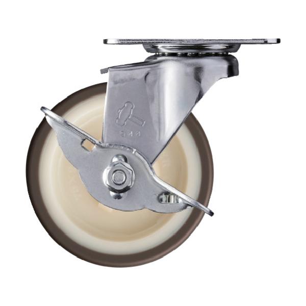 物流保管用品〜キャスター〜プレート式ウレタン車