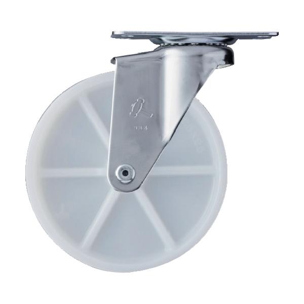 物流保管用品〜キャスター〜プレート式ナイロン車