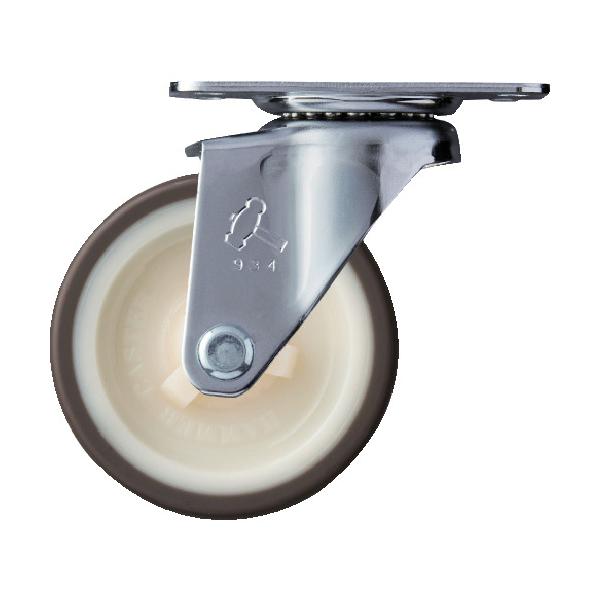 物流保管用品〜キャスター〜プレート式ウレタン車