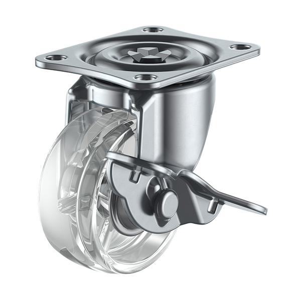 物流保管用品〜キャスター〜プレート式ポリカーボネート車