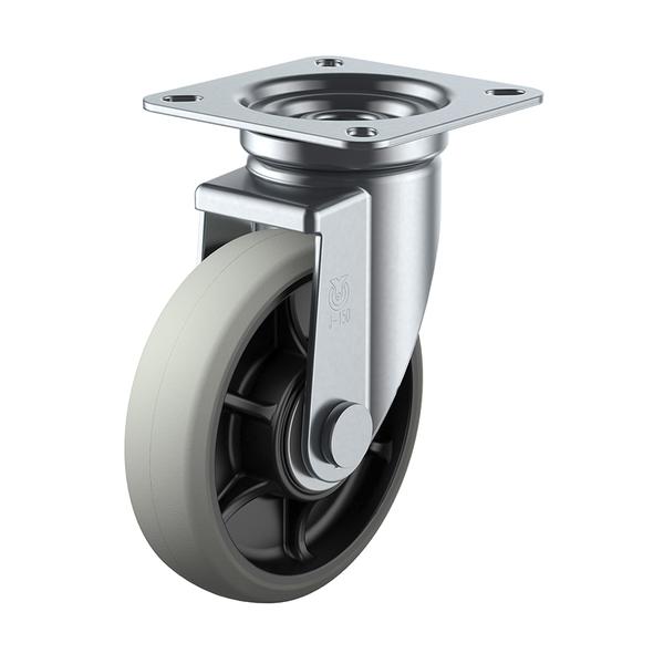 物流保管用品〜キャスター〜プレート式ウレタン車