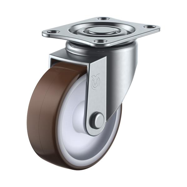 物流保管用品〜キャスター〜プレート式ウレタン車