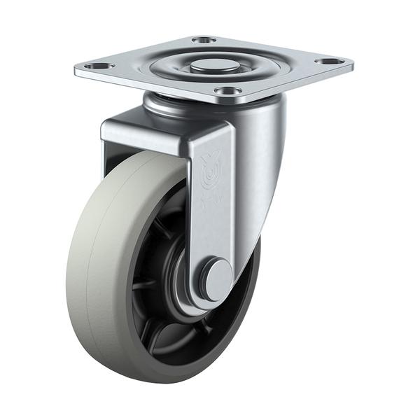 物流保管用品〜キャスター〜プレート式ウレタン車