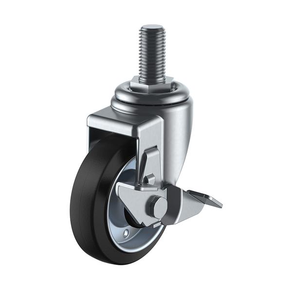 物流保管用品〜キャスター〜ねじ込み式ゴム車