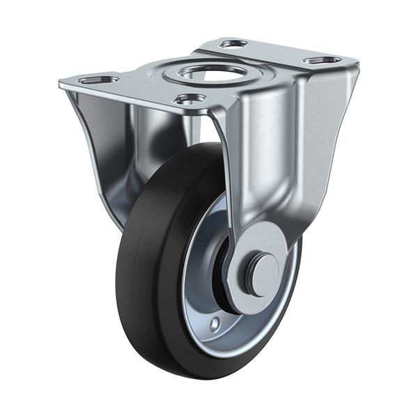 物流保管用品〜キャスター〜プレート式ゴム車