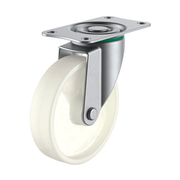 物流保管用品〜キャスター〜プレート式ナイロン車