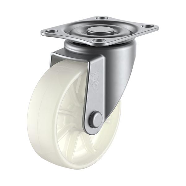 物流保管用品〜キャスター〜プレート式ナイロン車