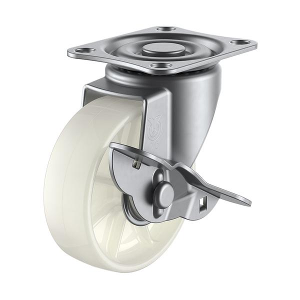 物流保管用品〜キャスター〜プレート式ナイロン車