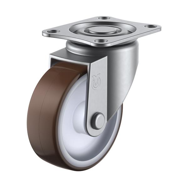 物流保管用品〜キャスター〜プレート式ウレタン車