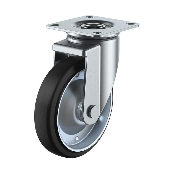 物流保管用品〜キャスター〜プレート式ゴム車